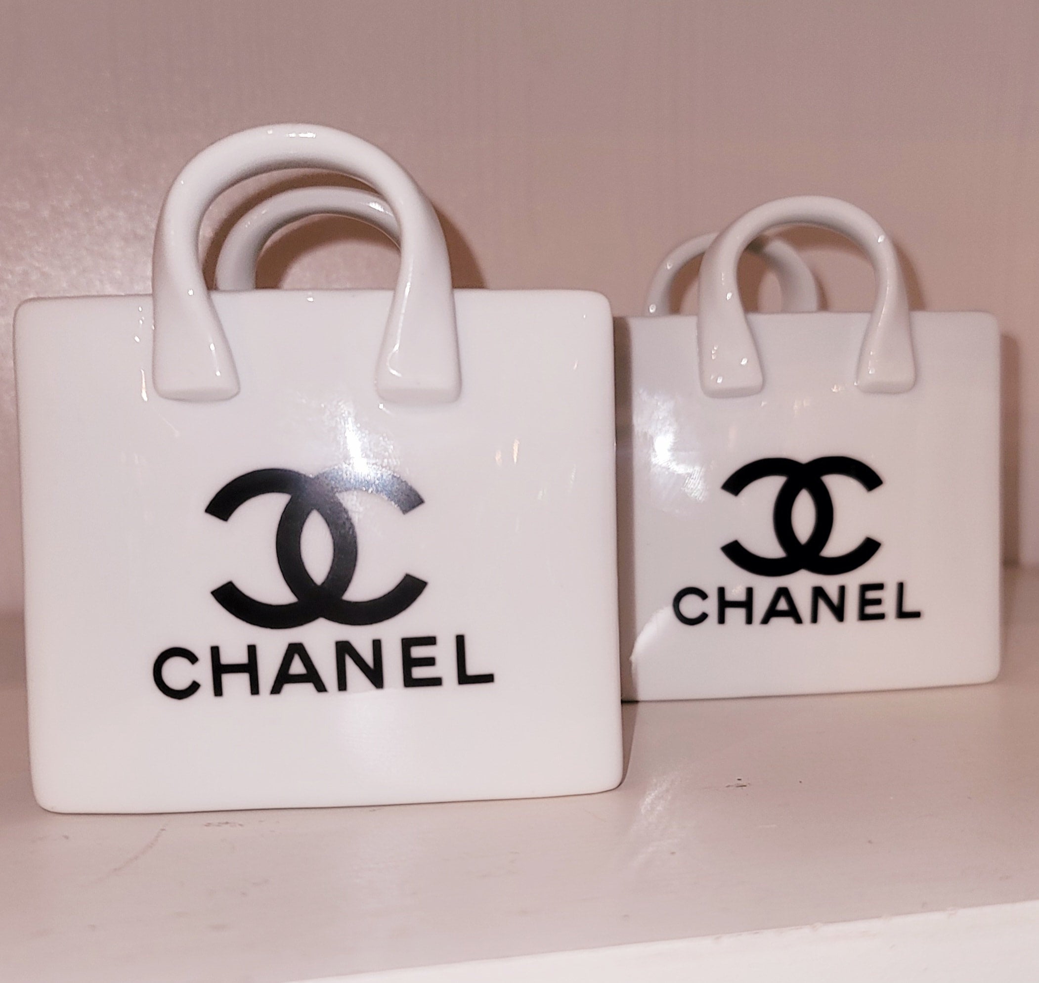 Porcelain Chanel Shopping Tote | Maison Du Prince